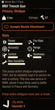 M97 Trench Gun | State of Decay 2 Wiki | Fandom