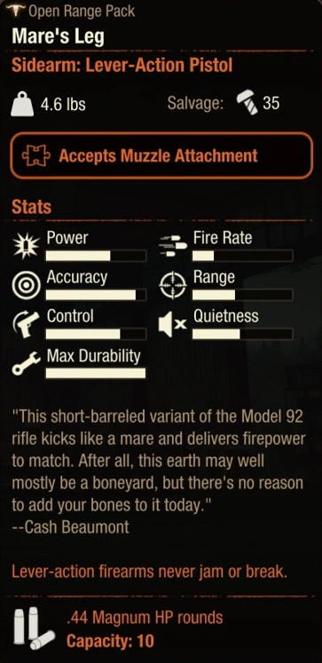 Mare's Leg | State of Decay 2 Wiki | Fandom