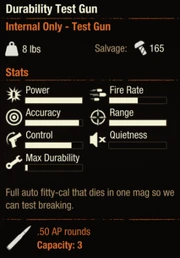 Durability Test Gun | State of Decay 2 Wiki | Fandom