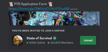 Official Guide: PTR | State of Survival Wiki | Fandom