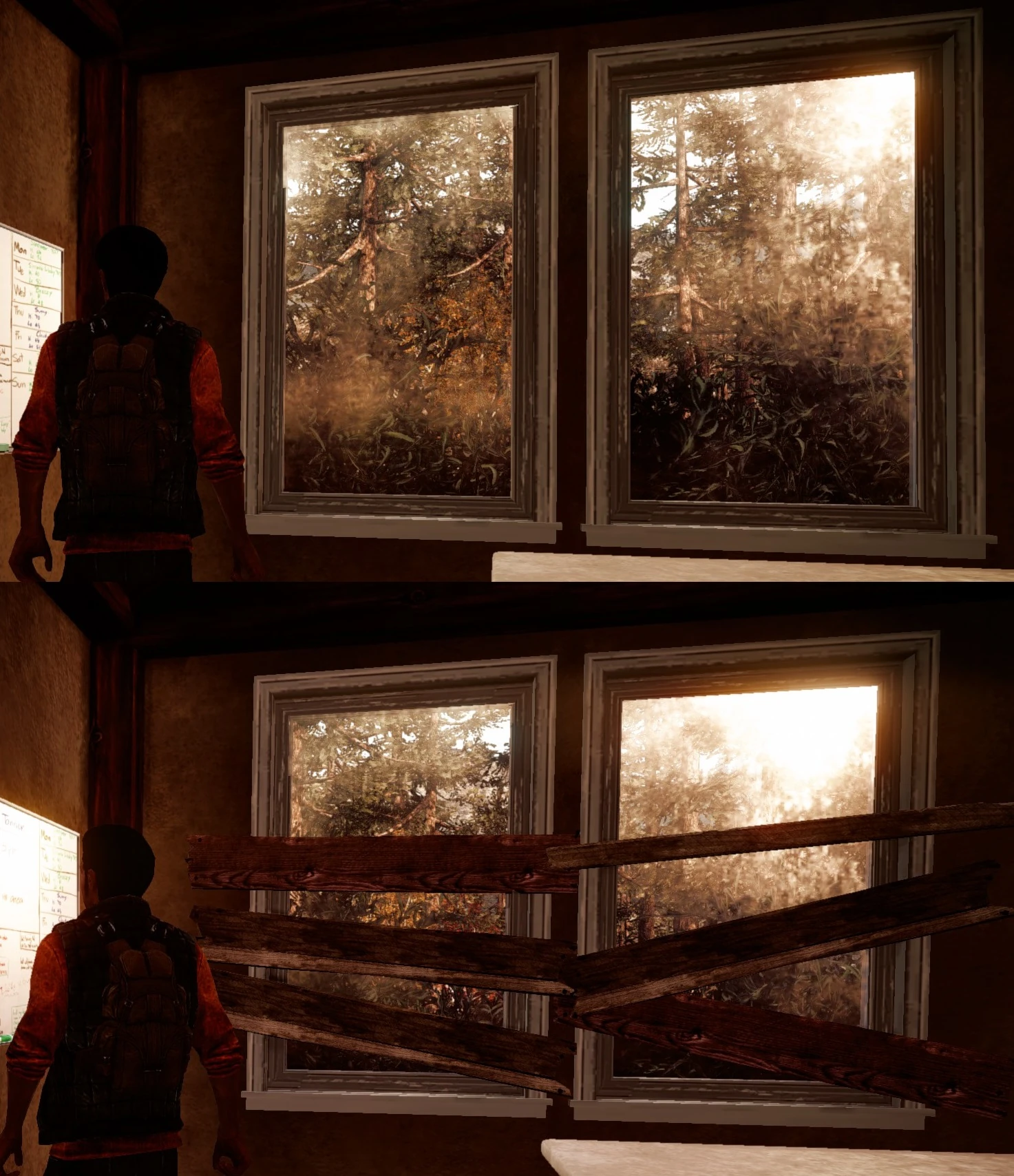 Boarded Up Windows For Zombies