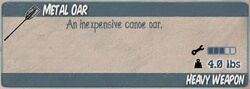 Metal Oar | State of Decay Wiki | Fandom