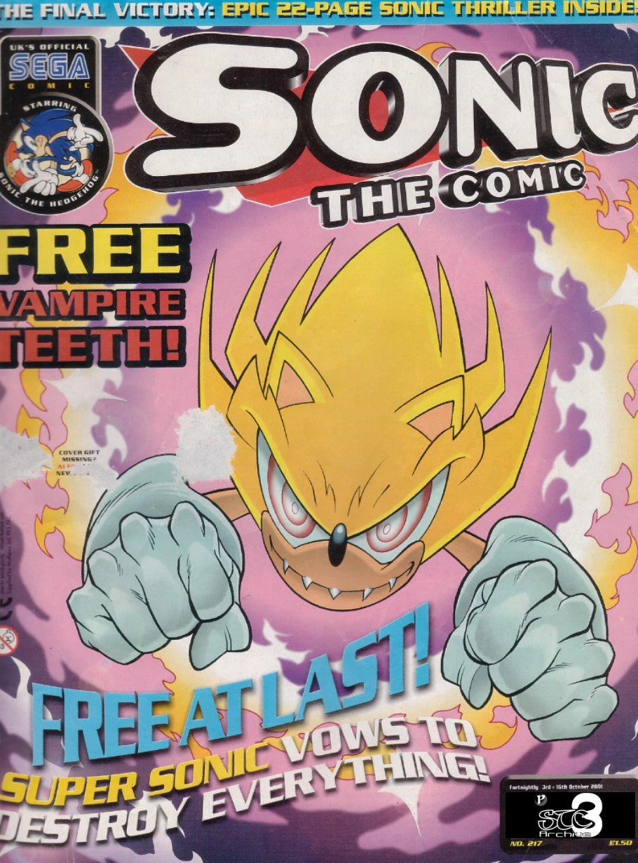 Issue 217 | Sonic the Comic Wiki | Fandom