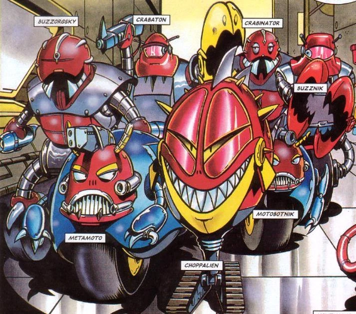 The Seven Badniks | Sonic the Comic Wiki | Fandom