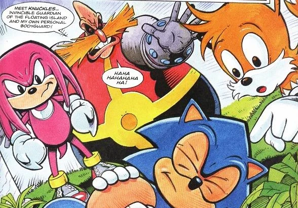 Enter Knuckles | Sonic the Comic Wiki | Fandom