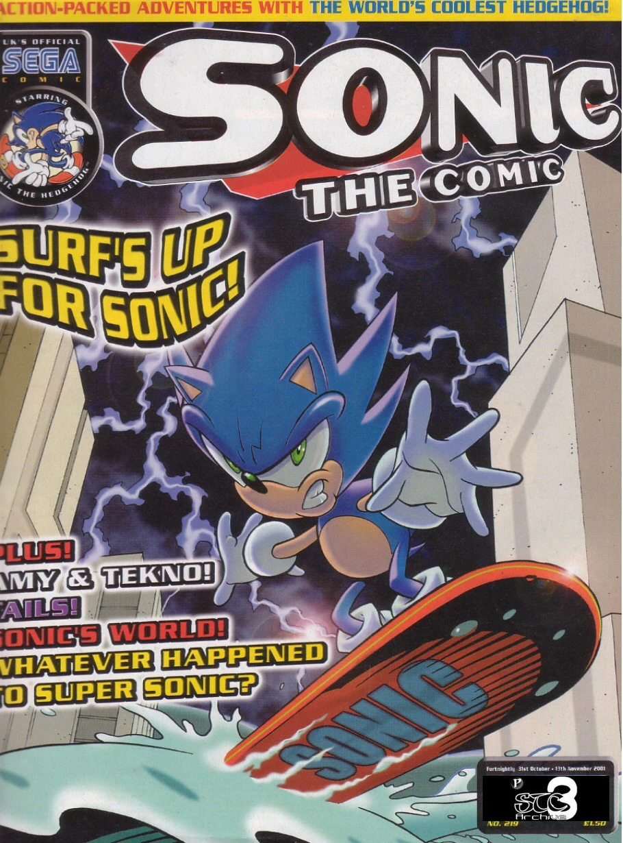 Issue 219 | Sonic the Comic Wiki | Fandom