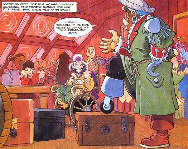 Captain Plunder and the Spice Maidens | Sonic the Comic Wiki | Fandom