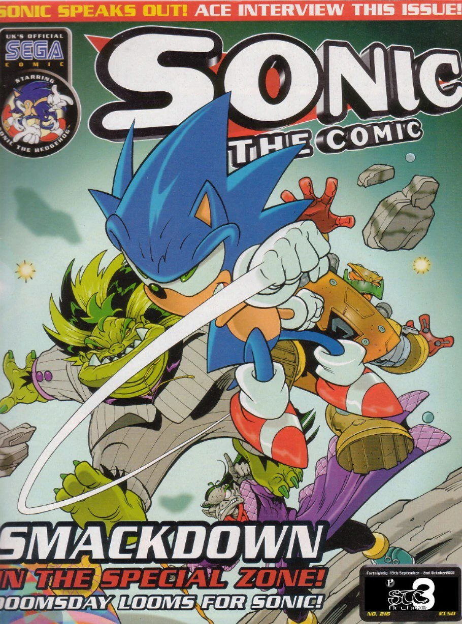 Issue 216 | Sonic the Comic Wiki | Fandom