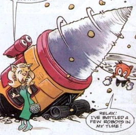 Drill-Bot | Sonic the Comic Wiki | Fandom