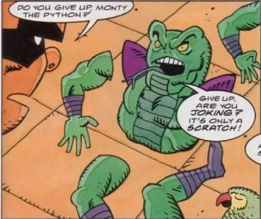 Monty the Python | Sonic the Comic Wiki | Fandom