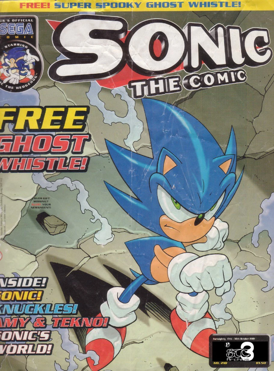 Issue 218 | Sonic the Comic Wiki | Fandom