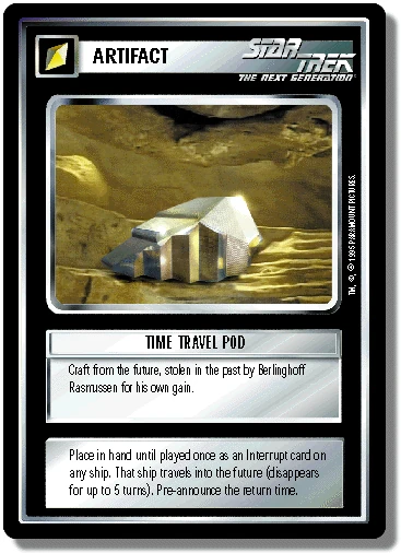 Time Travel Pod | Star Trek: Customizable Card Game - First Edition ...