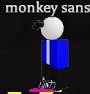 Monkey sans | Steal A Fumo Wiki | Fandom