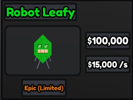 Robot Leafy | Steal An Object Show Wiki | Fandom