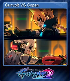 Azure Striker Gunvolt 2 - Gunvolt VS Copen | Steam Trading Cards Wiki ...