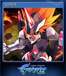 Azure Striker Gunvolt - VIPER | Steam Trading Cards Wiki | Fandom