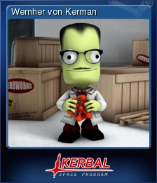Kerbal Space Program - Wernher von Kerman | Steam Trading Cards Wiki | Fandom