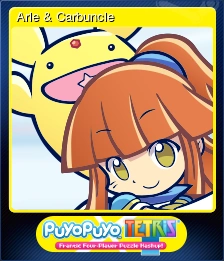 Puyo Puyo Tetris - Arle & Carbuncle | Steam Trading Cards Wiki | Fandom