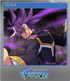 Azure Striker Gunvolt - NOVA | Steam Trading Cards Wiki | Fandom