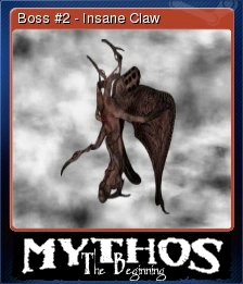 Mythos: The Beginning - Boss 2 - Insane Claw | Steam Trading Cards Wiki ...