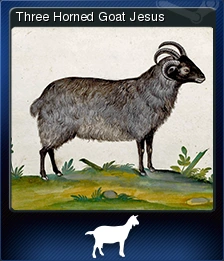 Goat Simulator - Three Horned Goat Jesus | Steam Trading Cards Wiki ...