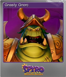 Spyro Reignited Trilogy - Gnasty Gnorc | Steam Trading Cards Wiki | Fandom