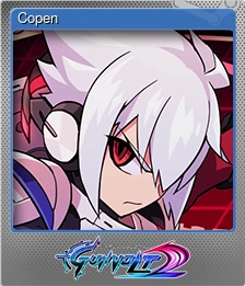 Azure Striker Gunvolt 2 - Copen | Steam Trading Cards Wiki | Fandom