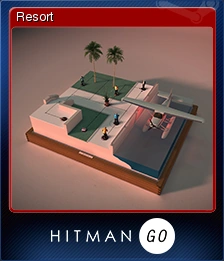 Hitman GO: Definitive Edition - Resort | Steam Trading Cards Wiki | Fandom