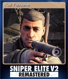 Sniper Elite V2 Remastered - Karl Fairburne | Steam Trading Cards Wiki ...
