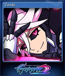 Azure Striker Gunvolt 2 - Zonda | Steam Trading Cards Wiki | Fandom