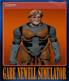 Gabe Newell Simulator - Gaben | Steam Trading Cards Wiki | Fandom