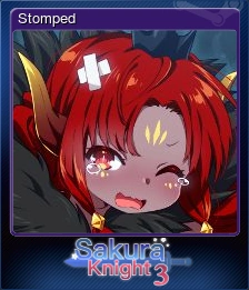 Sakura Knight 3 - Stomped | Steam Trading Cards Wiki | Fandom