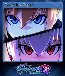 Azure Striker Gunvolt 2 - Gunvolt & Copen | Steam Trading Cards Wiki ...