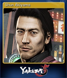 Yakuza 5 Remastered - Shun Akiyama | Steam Trading Cards Wiki | Fandom