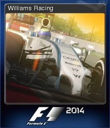 F1 2014 - Williams Racing | Steam Trading Cards Wiki | Fandom