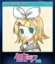 Hatsune Miku VR - KAGAMINE RIN | Steam Trading Cards Wiki | Fandom
