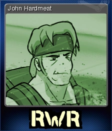 RUNNING WITH RIFLES - John Hardmeat | Steam Trading Cards Wiki | Fandom