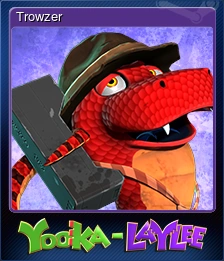 Yooka-Laylee - Trowzer | Steam Trading Cards Wiki | Fandom