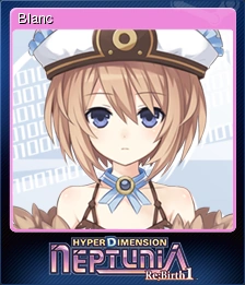 Hyperdimension Neptunia Re;Birth1 - Blanc | Steam Trading Cards Wiki ...