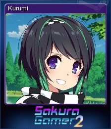 Sakura Gamer 2 - Kurumi | Steam Trading Cards Wiki | Fandom