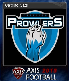 Axis Football 2015 - Cardiac Cats | Steam Trading Cards Wiki | Fandom