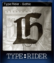 Type:Rider - Gothic | Steam Trading Cards Wiki | Fandom