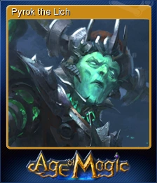 Age of Magic CCG - Pyrok the Lich | Steam Trading Cards Wiki | Fandom