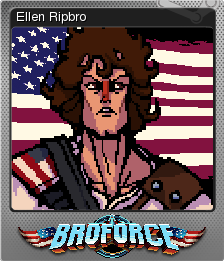 Broforce - Ellen Ripbro | Steam Trading Cards Wiki | Fandom