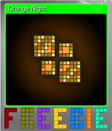 Freebie - Orange Night! | Steam Trading Cards Wiki | Fandom