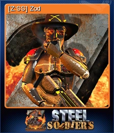 Z Steel Soldiers - Z:SS Zod | Steam Trading Cards Wiki | Fandom