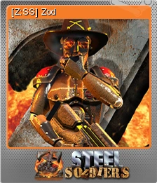 Z Steel Soldiers - Z:SS Zod | Steam Trading Cards Wiki | Fandom