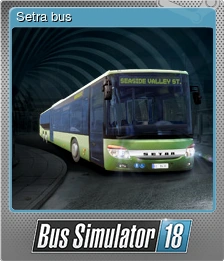 Bus Simulator 18 - Setra bus | Steam Trading Cards Wiki | Fandom