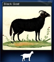 Goat Simulator - Black Goat | Steam Trading Cards Wiki | Fandom