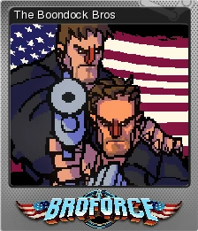 Broforce - The Boondock Bros | Steam Trading Cards Wiki | Fandom